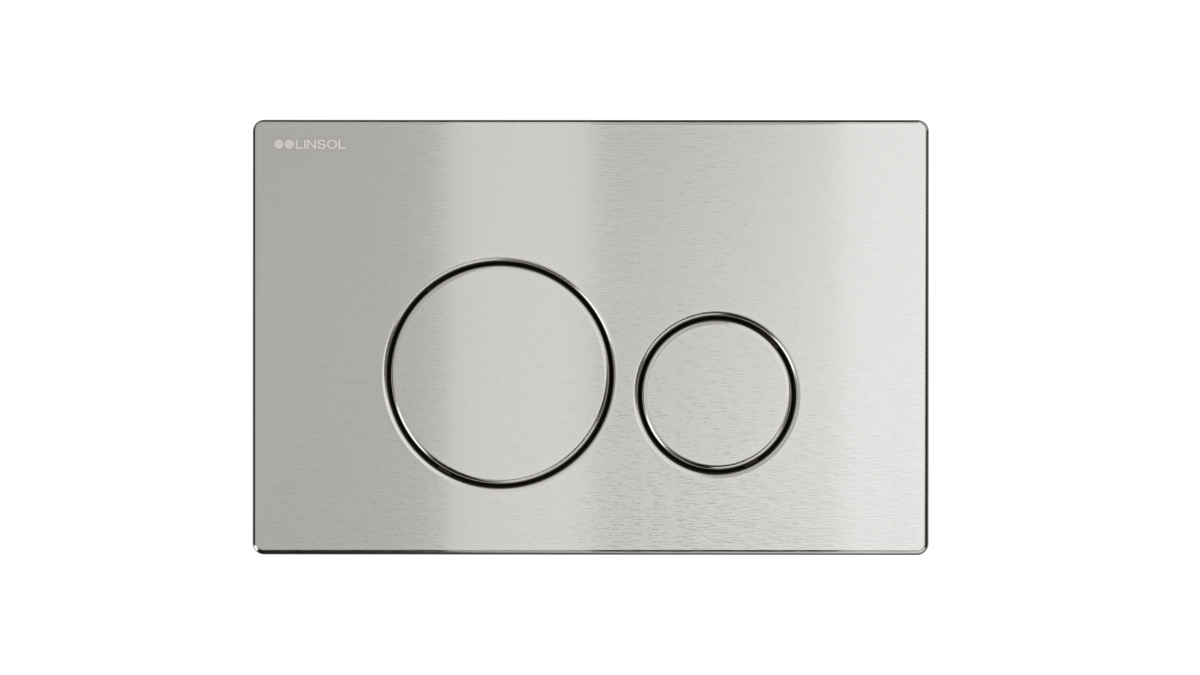 Anchor Stainless Steel Flush Plate – Brushed Nickel | LINSOL