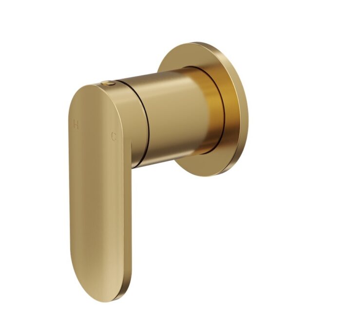 Capo Wall Mixer – Brushed Brass | LINSOL