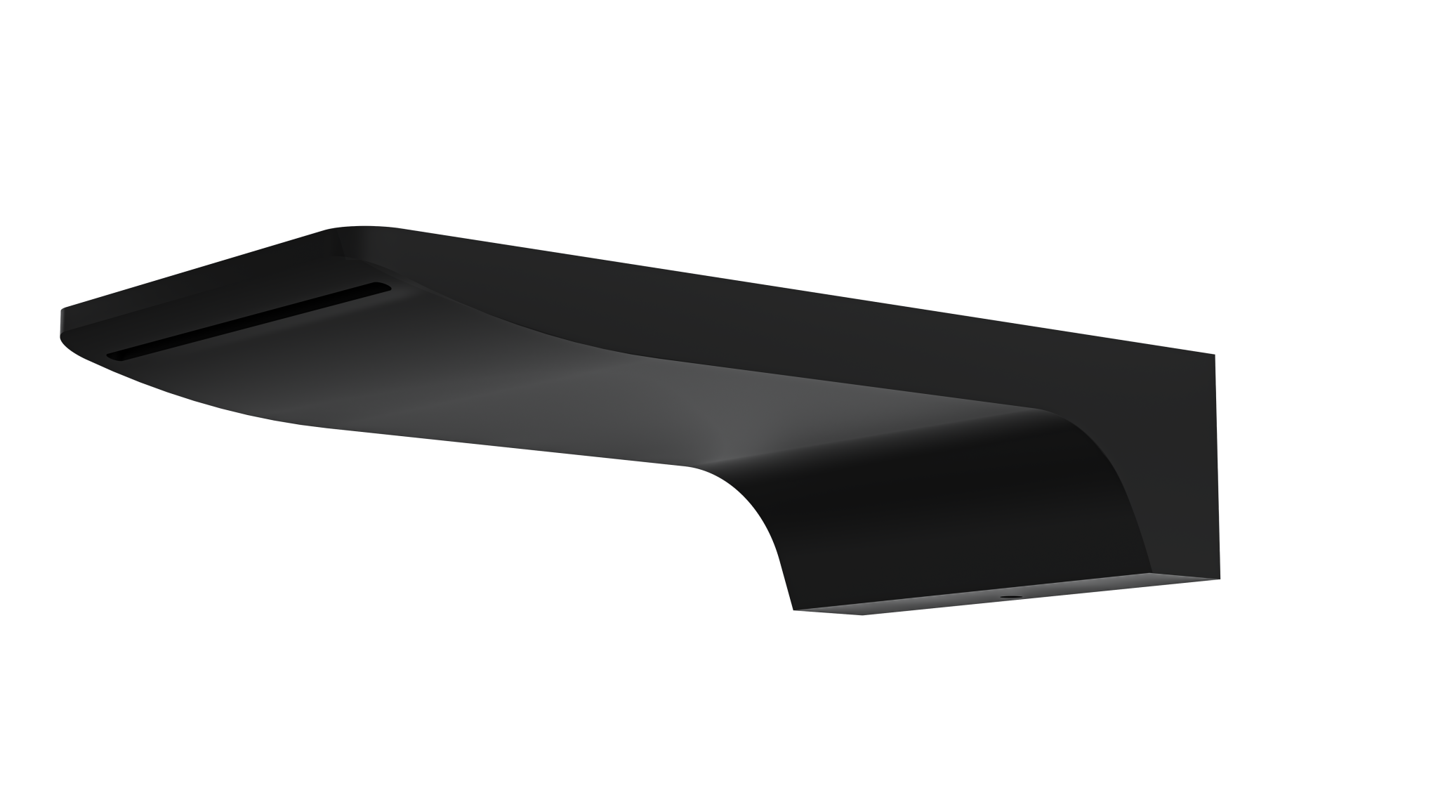 Cascada S2 Waterfall Bath Spout – Matte Black | LINSOL