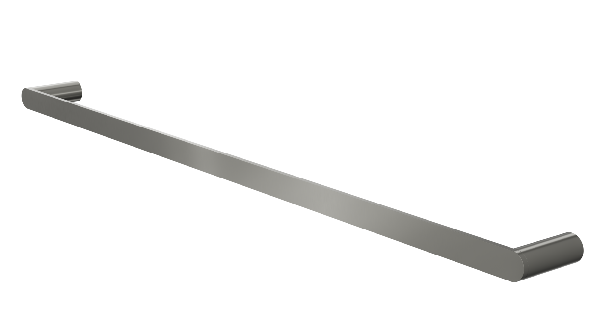 Circle 800mm Single Towel Rail – Gunmetal | LINSOL
