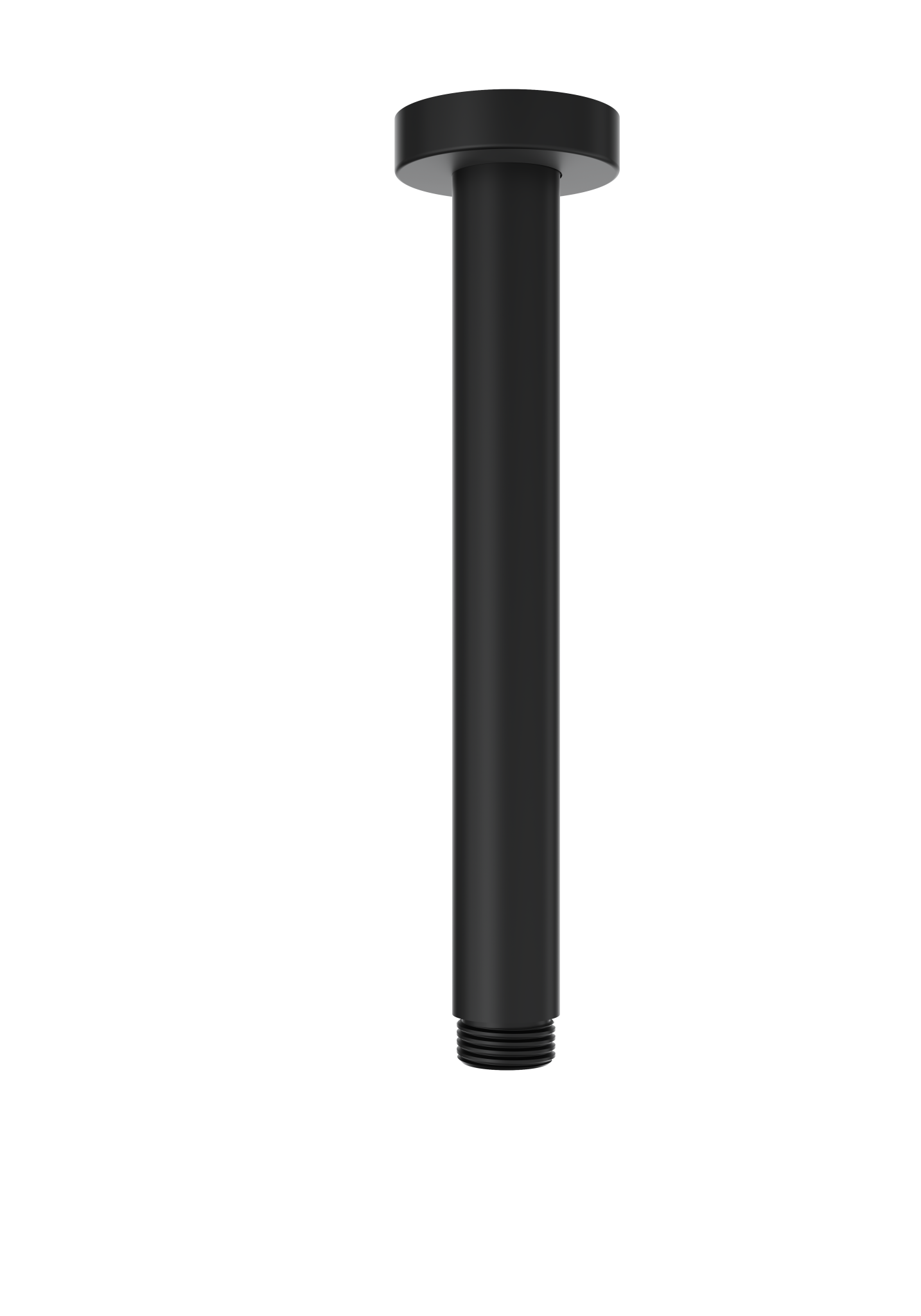 Corsica 200mm Round Ceiling Arm – Matte Black | LINSOL