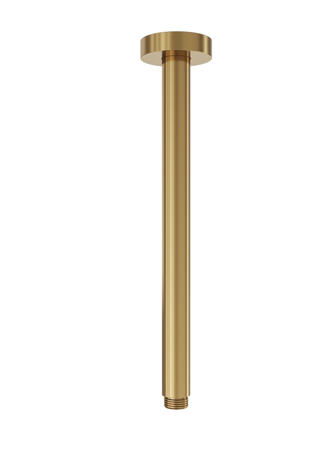 Corsica 300mm Round Ceiling Arm – Brushed Brass | LINSOL