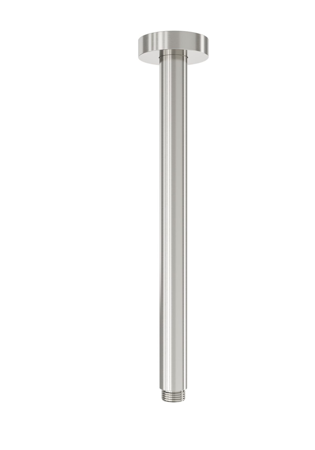 Corsica 300mm Round Ceiling Arm – Brushed Nickel | LINSOL