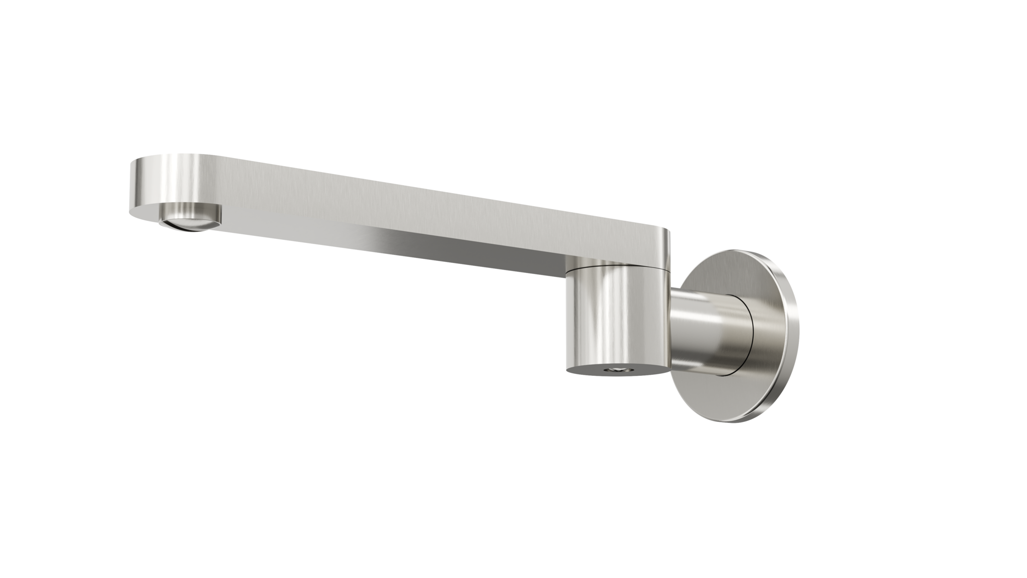 Corsica S2 Swivel Wall Bath Spout – Brushed Nickel | LINSOL