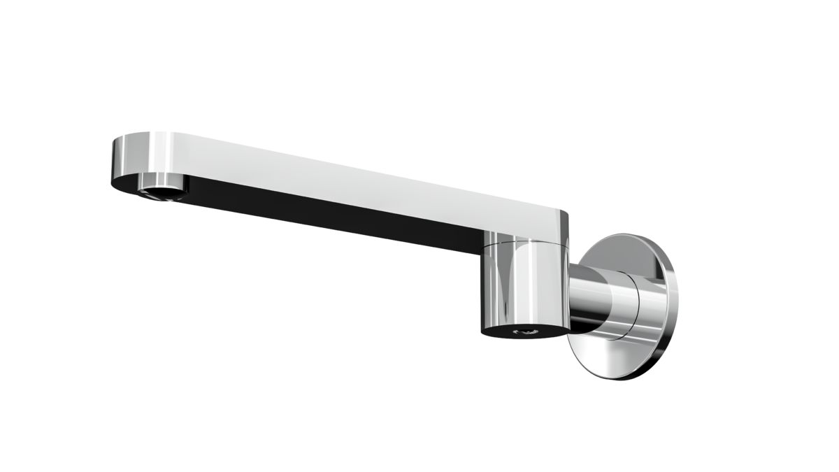 Corsica S2 Swivel Wall Bath Spout – Chrome | LINSOL