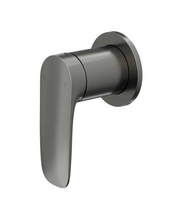 Curva Wall Mixer – Gunmetal | LINSOL