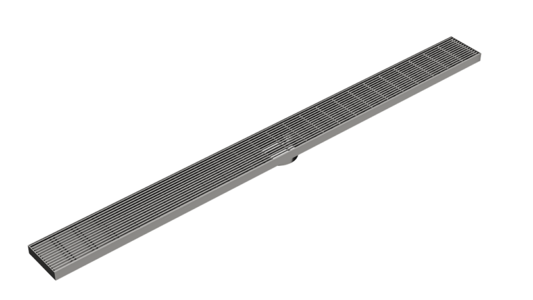 Ezyflow 1500mm Heelguard Linear Waste DN44 – Gunmetal | LINSOL