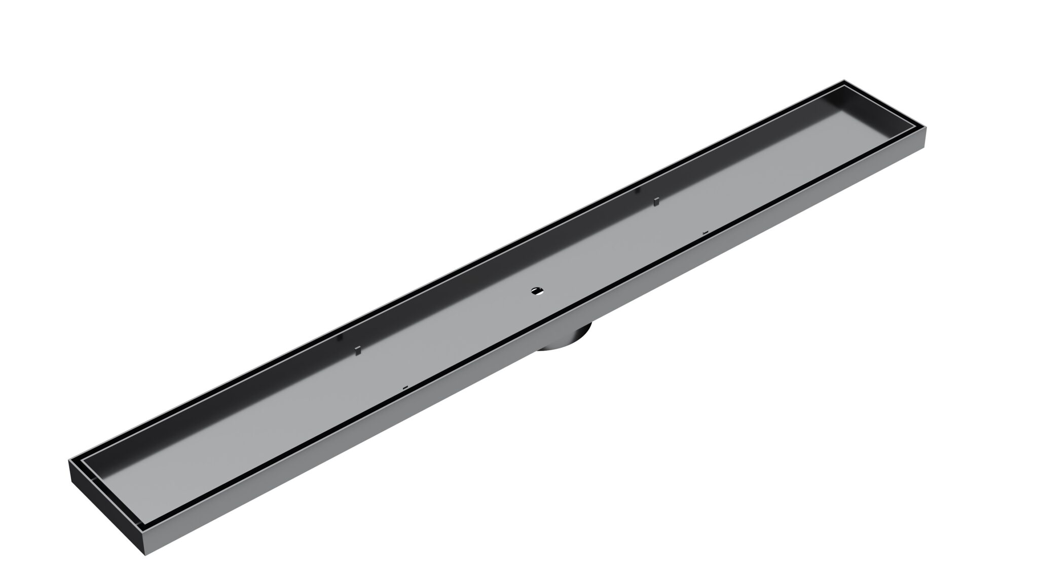 Ezyflow 800mm Tile Insert Linear Waste DN64 – Gunmetal | LINSOL