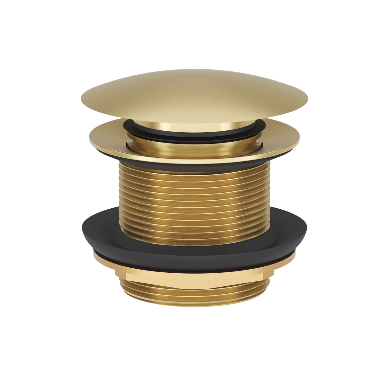 Ezyflow 40mm Pop-Up Plug & Waste – Brushed Brass | LINSOL