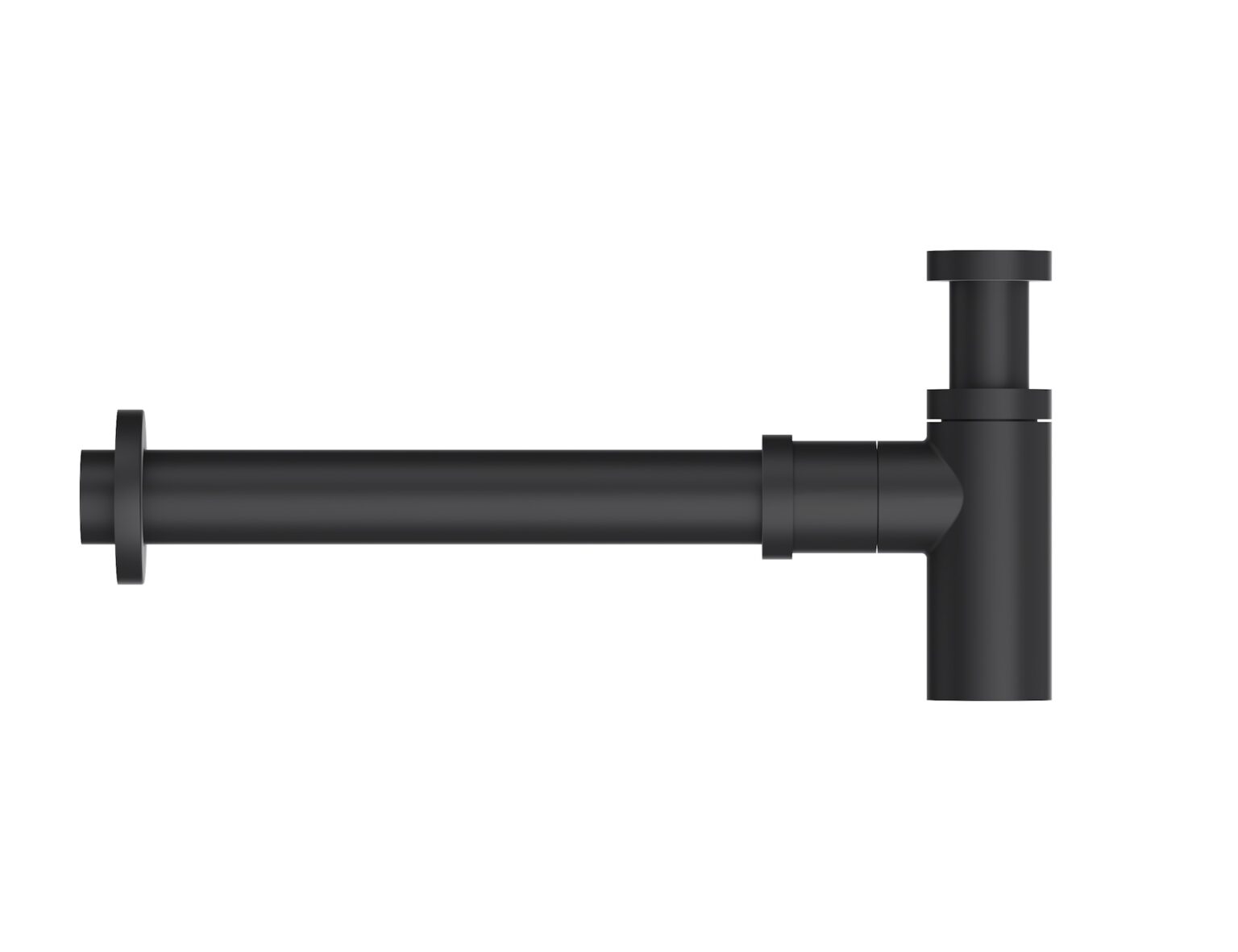 Ezyflow 32mm Bottle Trap – Matte Black | LINSOL