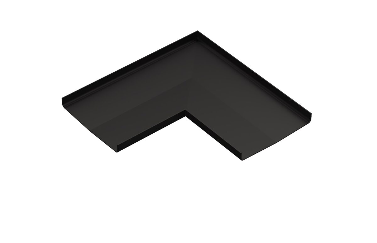Ezyflow Series 24 Base Corner Joiner – Matte Black | LINSOL