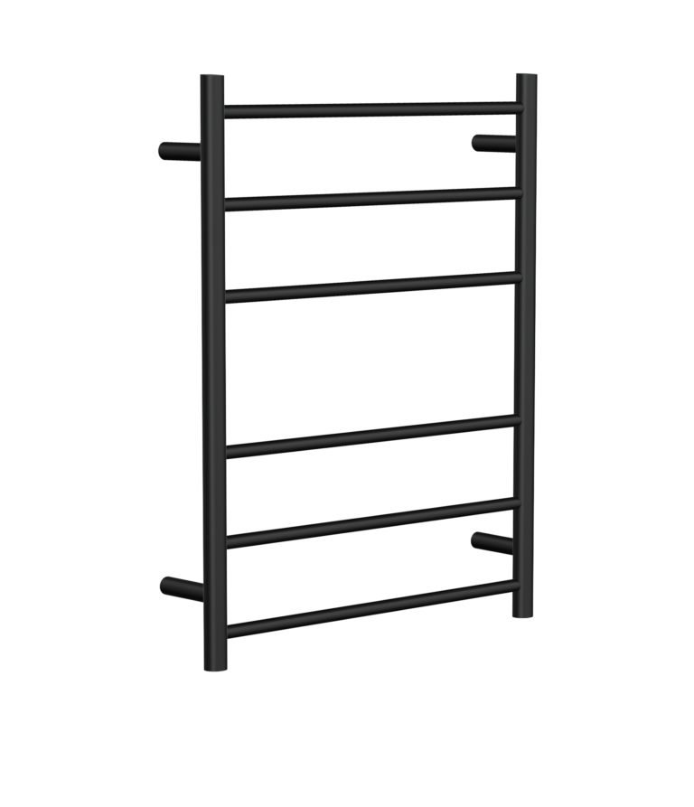 Avid 6 Bar Non Heated Towel Rail – Matte Black | LINSOL