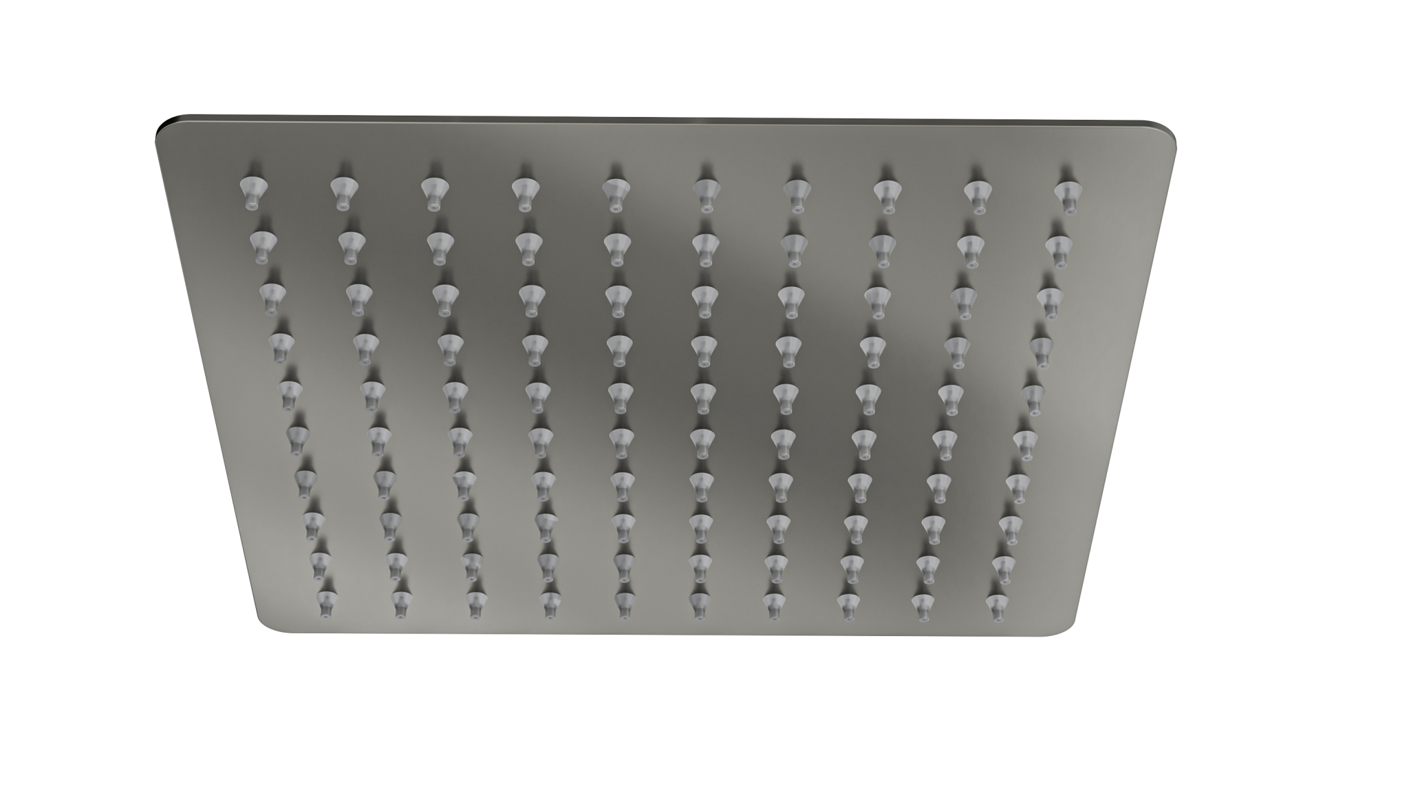 Ocean 200mm Square Shower Head – Gunmetal | LINSOL