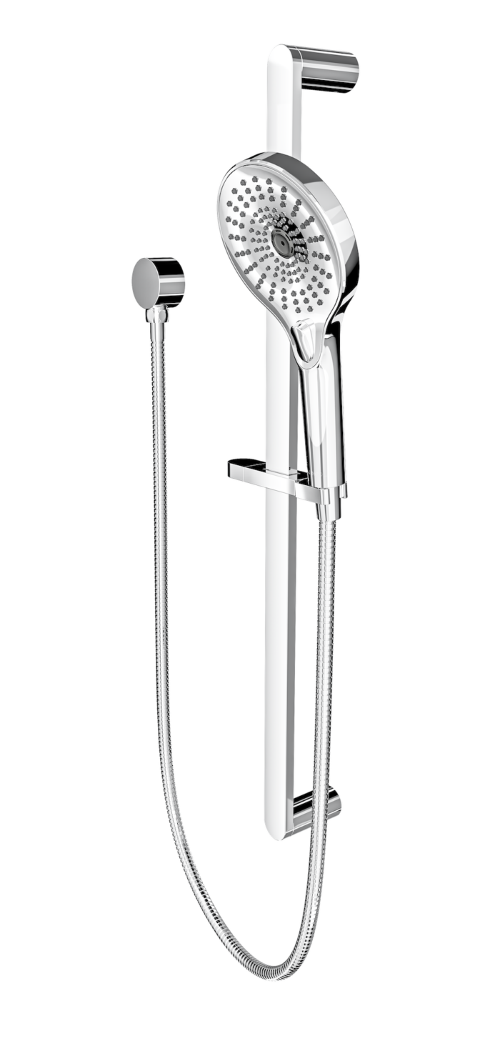 Oceanjet Sliding Shower Rail – Chrome | LINSOL