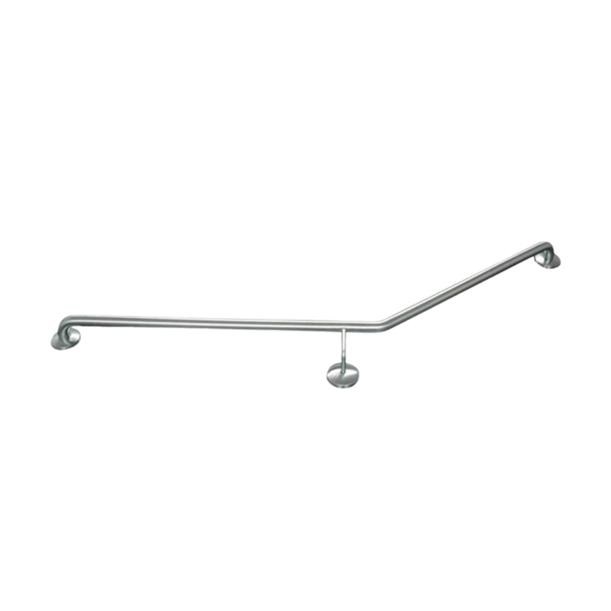 850 x 700mm Stainless Steel Grab Rail Right Hand Angle – Brushed ...